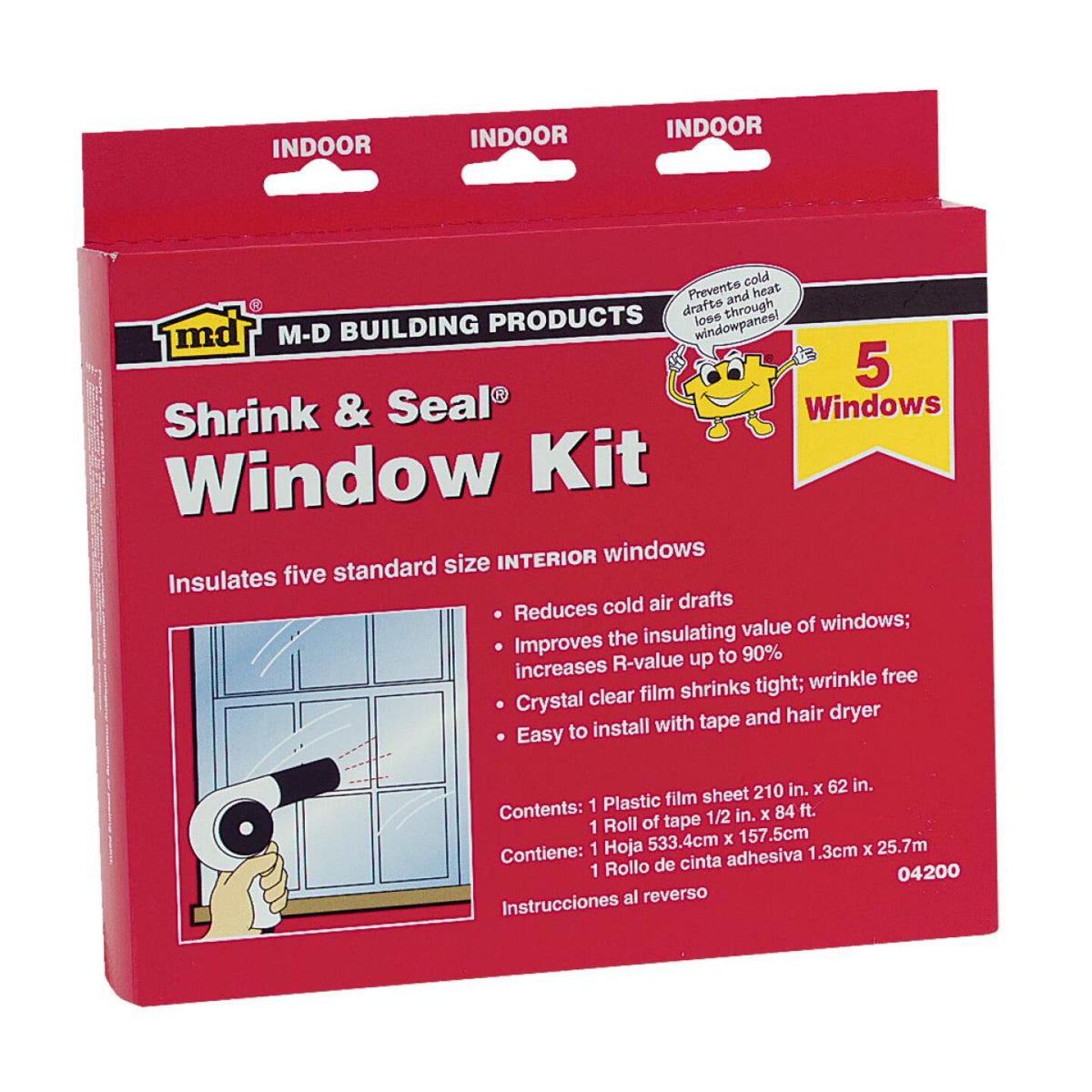M-D 210 In. x 62 In. Indoor Window Insulation Kit - Crescent Springs ...